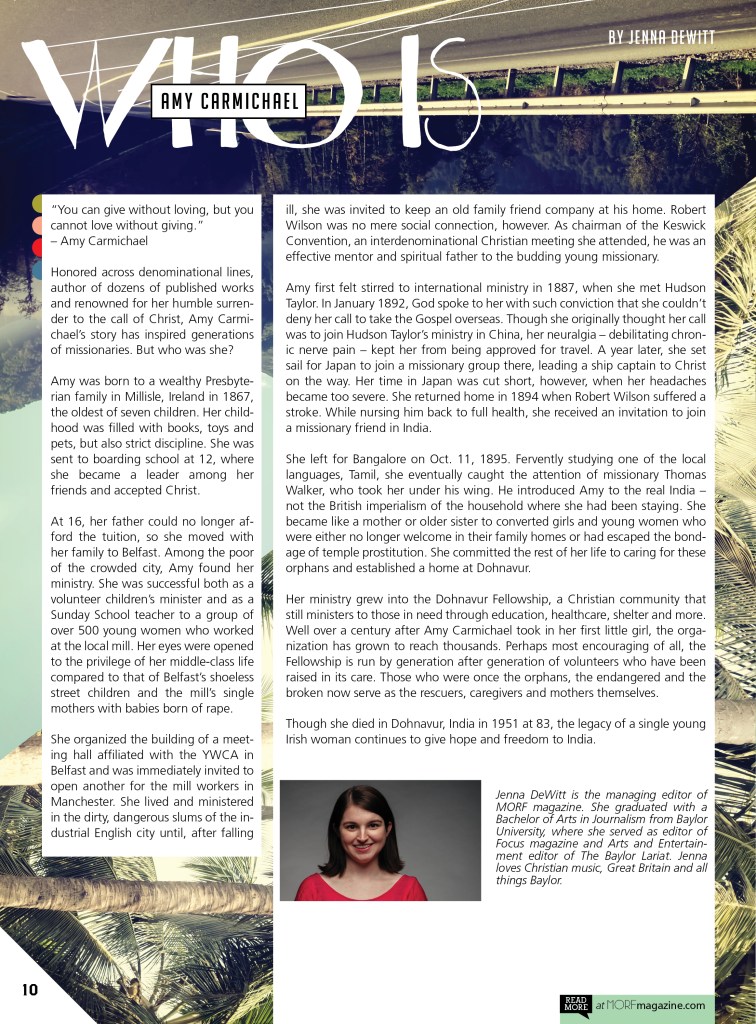 MORF Magazine – Jenna DeWitt